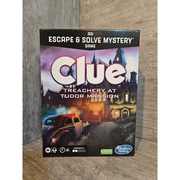 Hasbro | Games | Clue Board Game Treachery At Tudor Mansion Escape ...